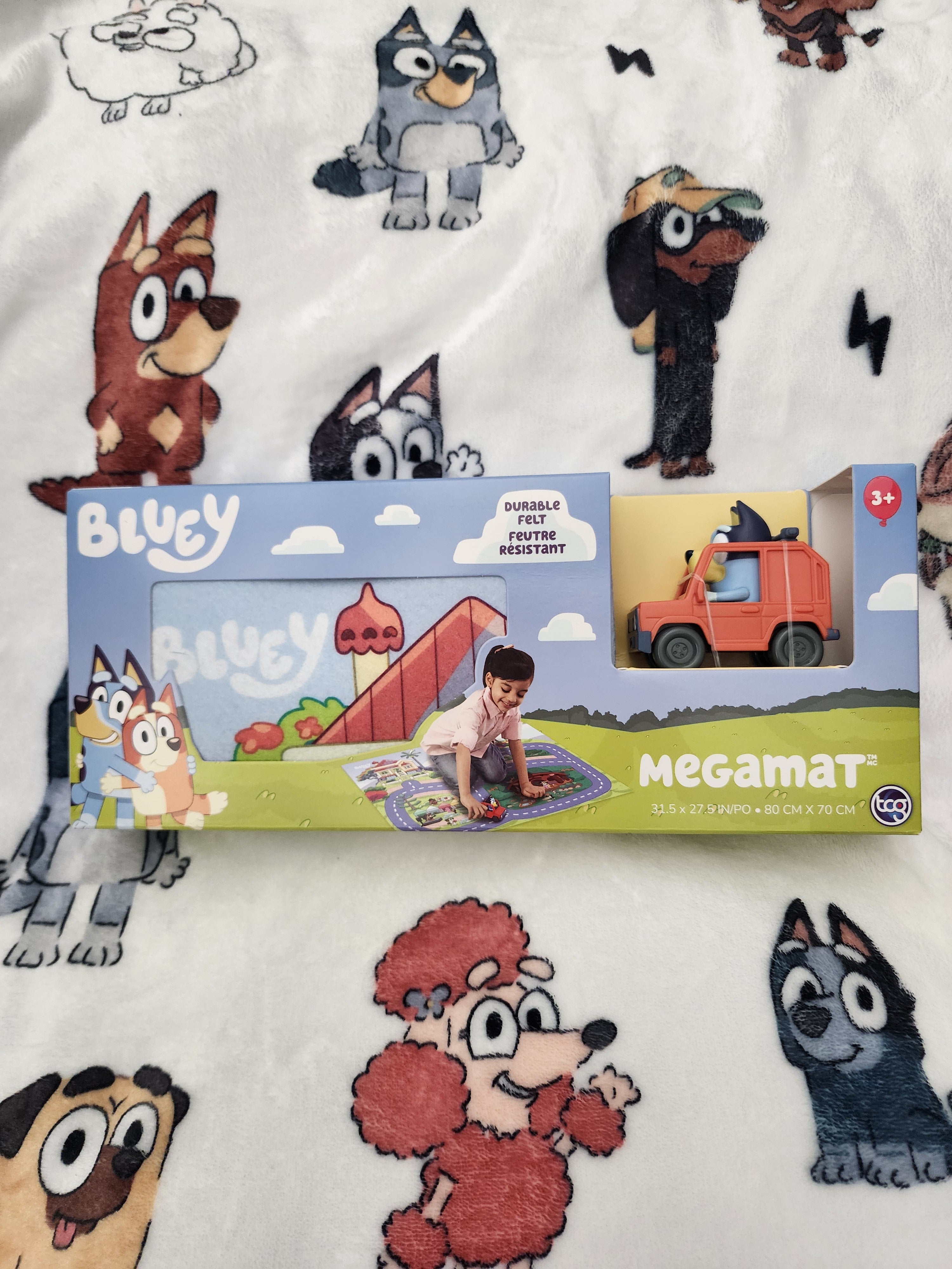 Bluey Kids Play Mat Plus a Bluey Car – Gwen's Mermaid Cove