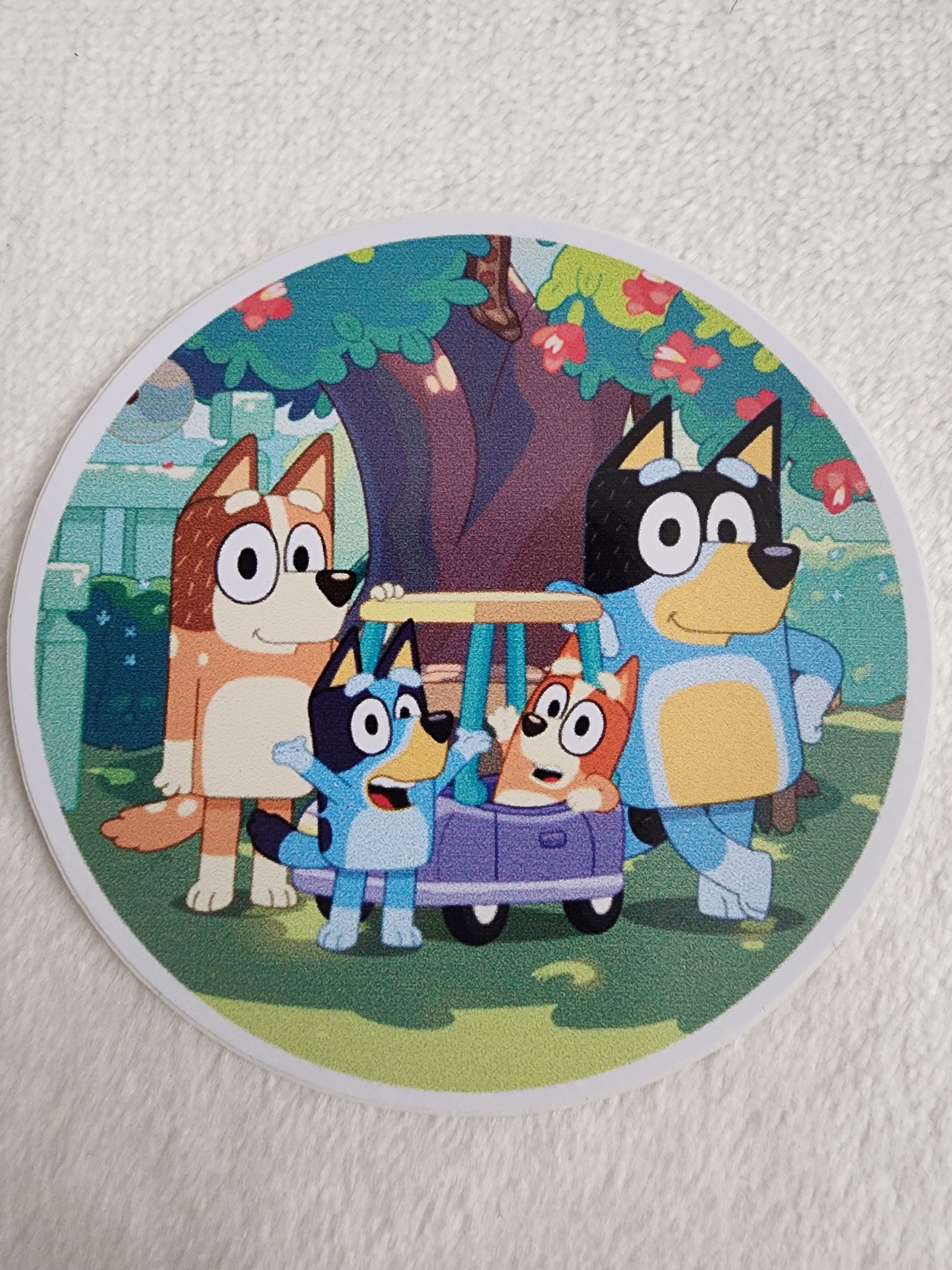 Bluey and Family Sticker – Gwen's Mermaid Cove