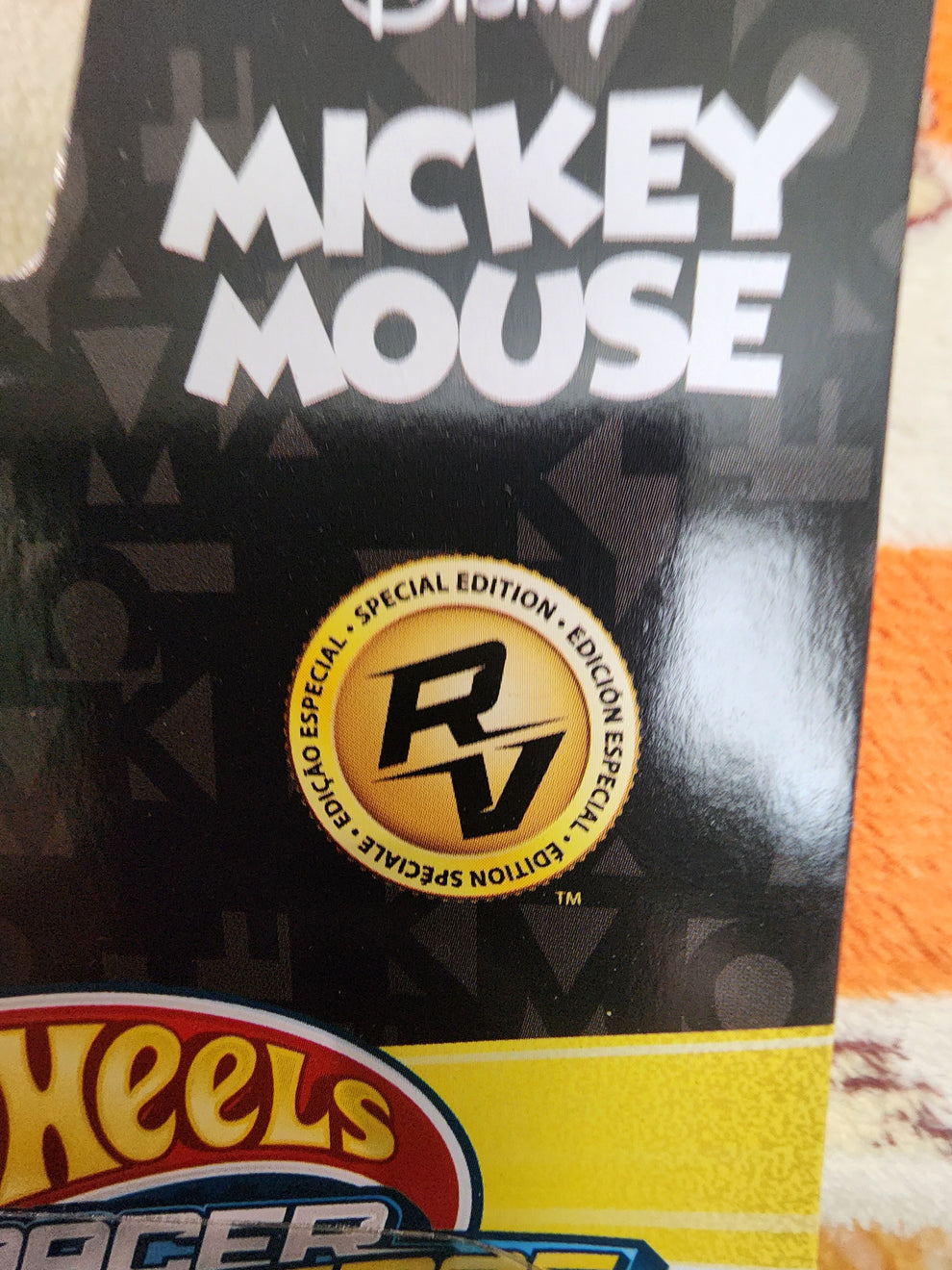 Hot Wheels Disney Mickey Mouse Gold Special Edition Racer Verse 2025 M ...