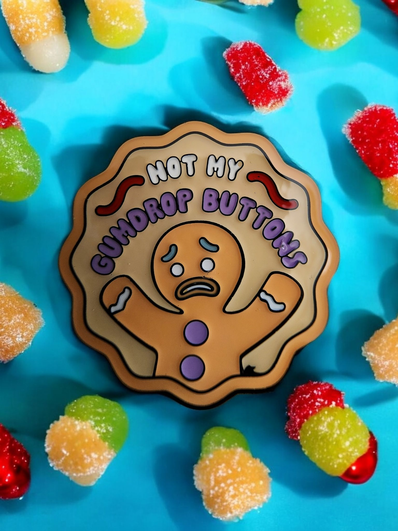 Shrek Gingerbread Man Not My Gumdrop Buttons – Gwen's Mermaid Cove